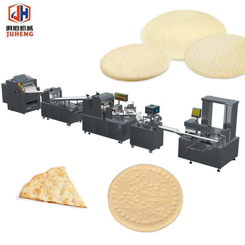 100 To 500KG/H Automatic Pizza Dough Press Machine Naked Pizza Making ...