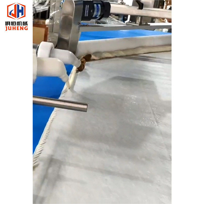Instant Food Chinese Meat Pie Production Line Stuffed Roll Ups Making ...