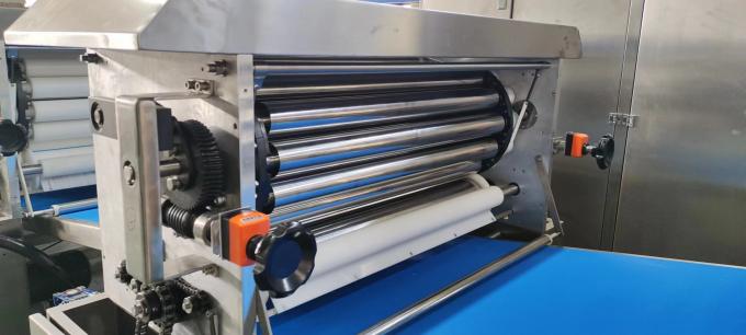 Commercial High-Capacity Automatic Puff Pastry Production Line Cinnamon ...